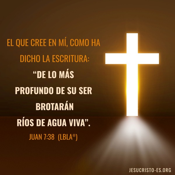 Versículos de la Biblia - Juan - 7-38